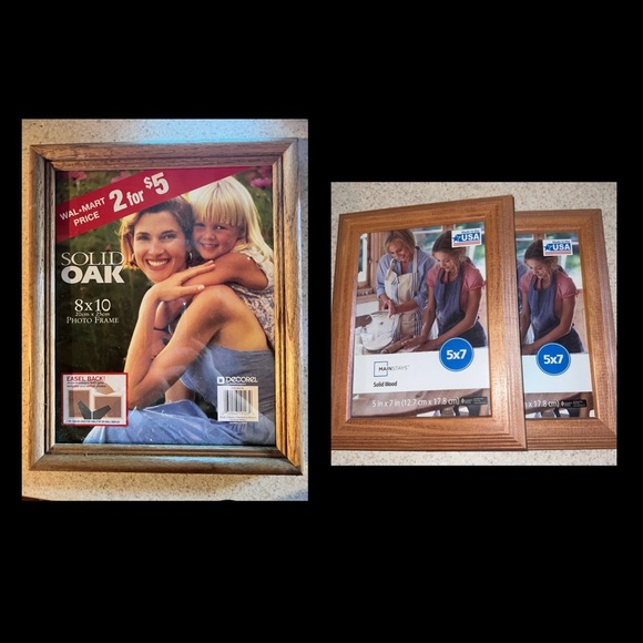 mainstays & decorel | Accents | Mainstays Set Of 2 5x7 8x1 Wood Picture ...